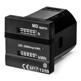 Dual counter for operating hours and kilowatt hours MID compliant | TROTEC